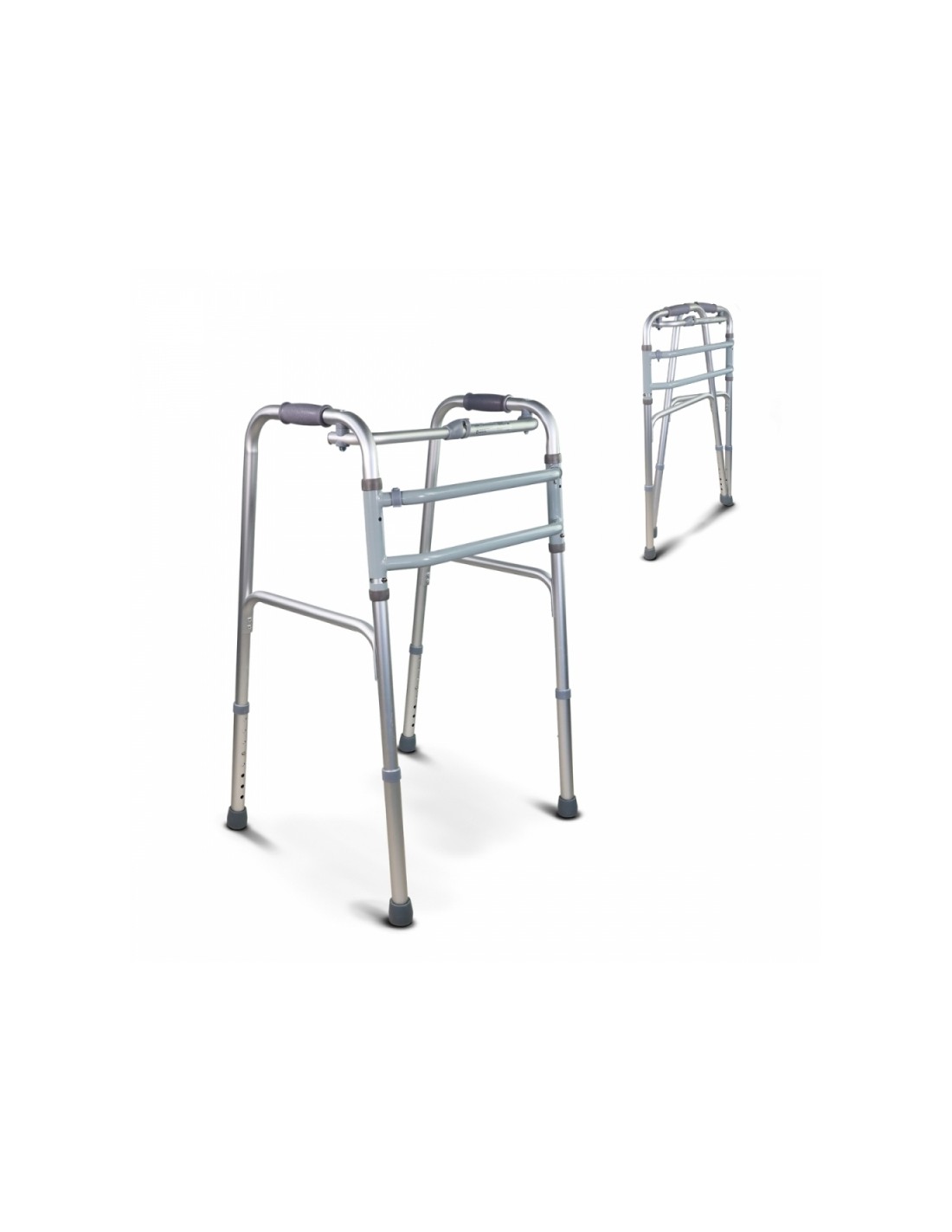 Andador Caminador de aluminio sin ruedas | Regulable y plegable | Mezquita
